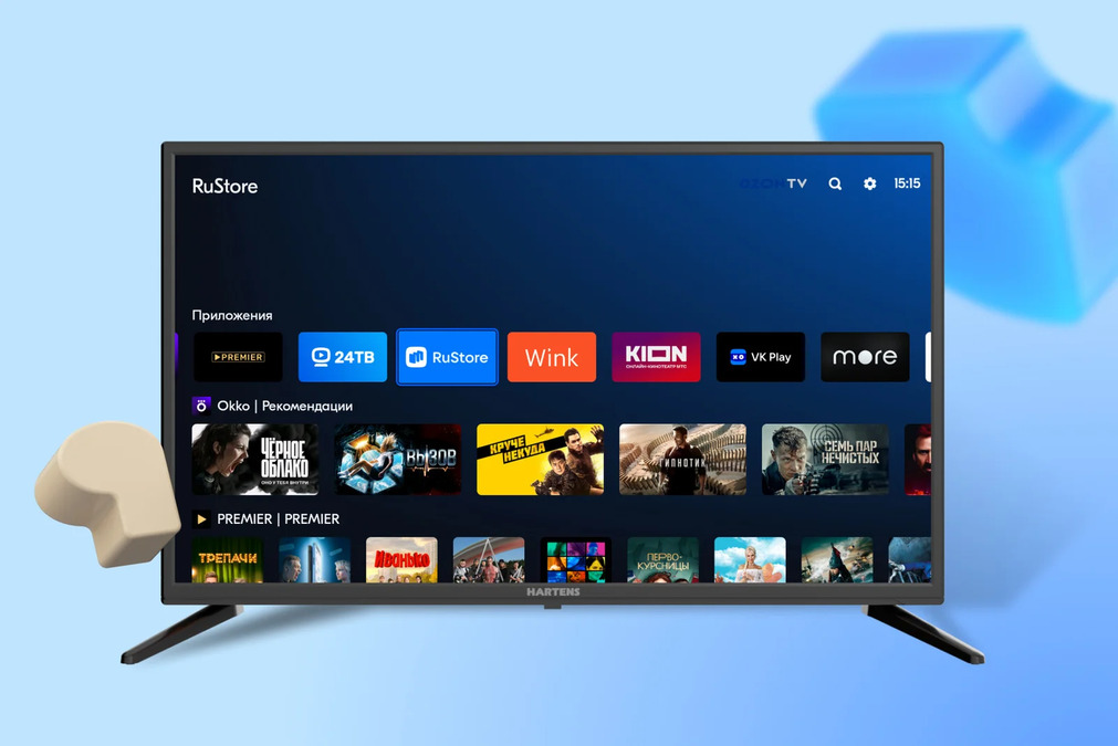 Новые модели отечественных телевизоров Hartens получат ОС Ozon TV – n-Katalog